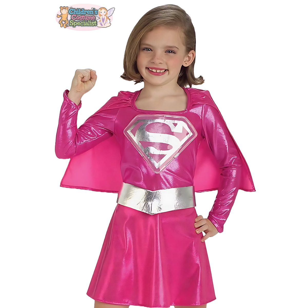 Super Girl (Pink) – Children's Costume Specialist