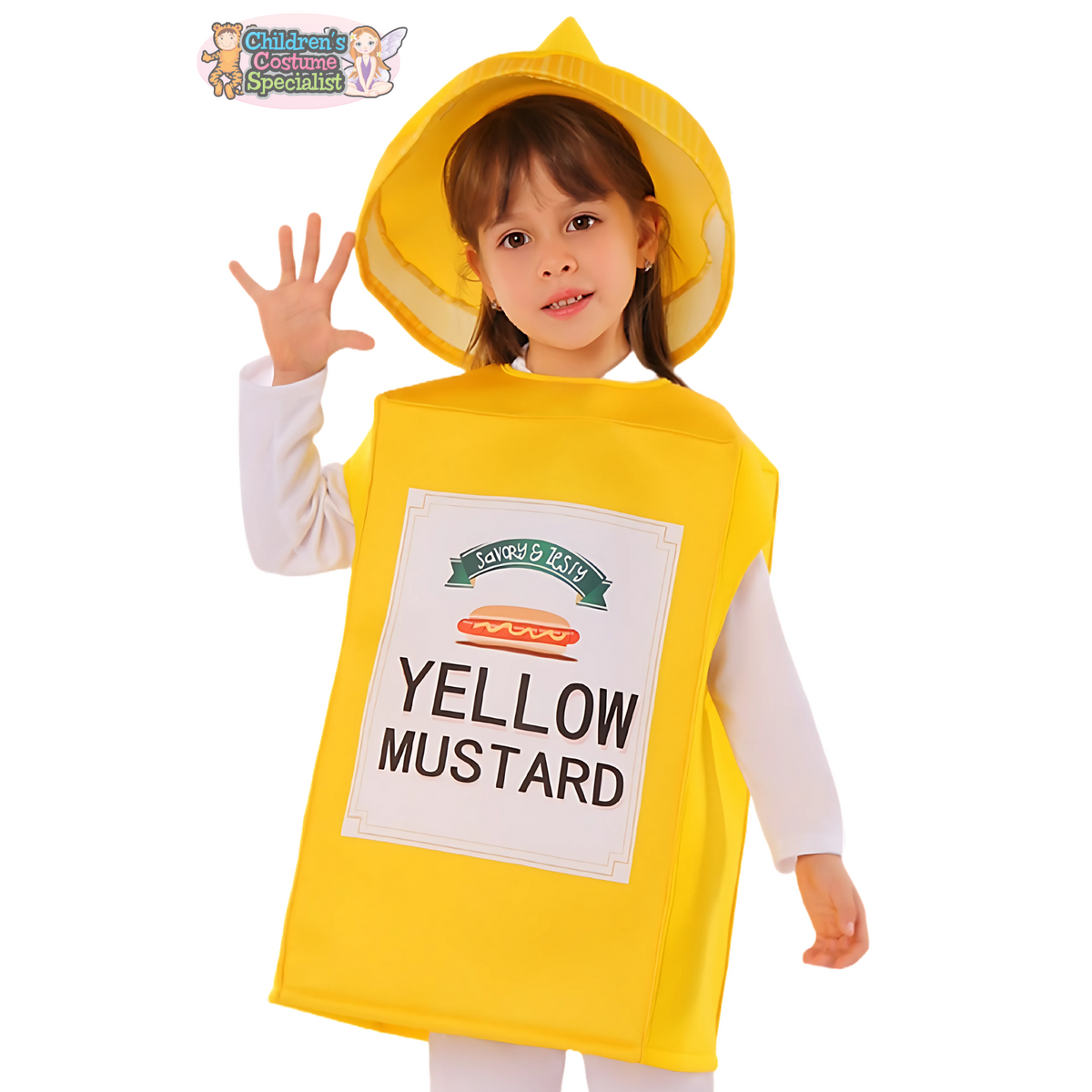 Yellow Mustard Wearover – Children's Costume Specialist