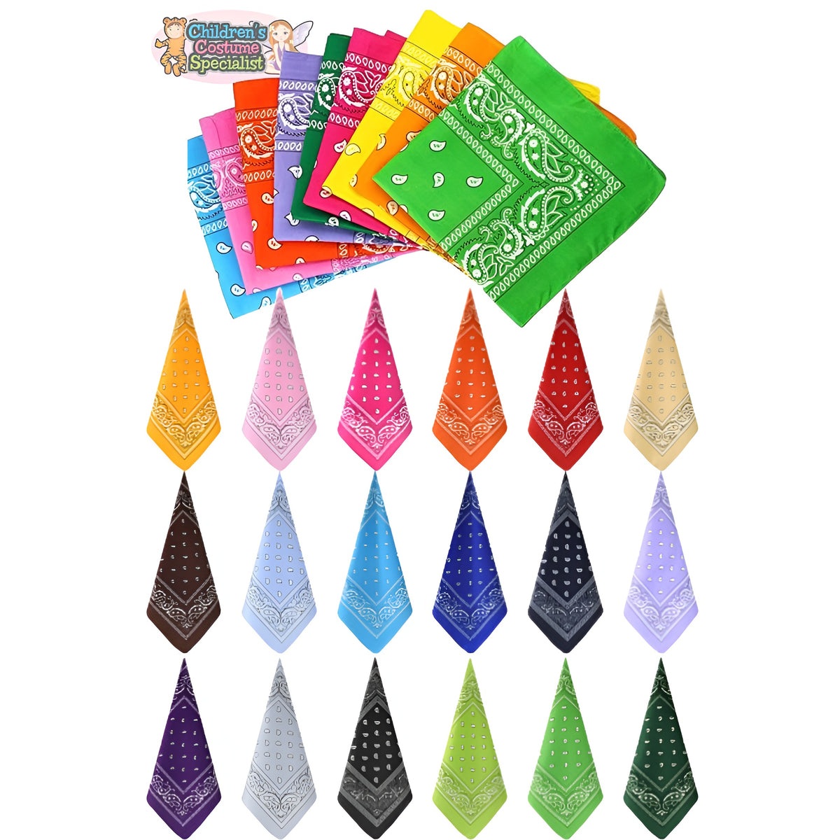 Cowboy Scarf With Print – Children's Costume Specialist