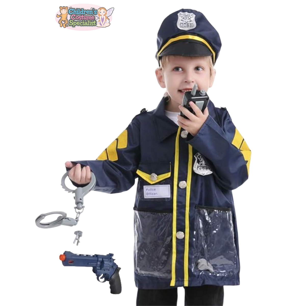 Police Set with Toy Gun – Children's Costume Specialist
